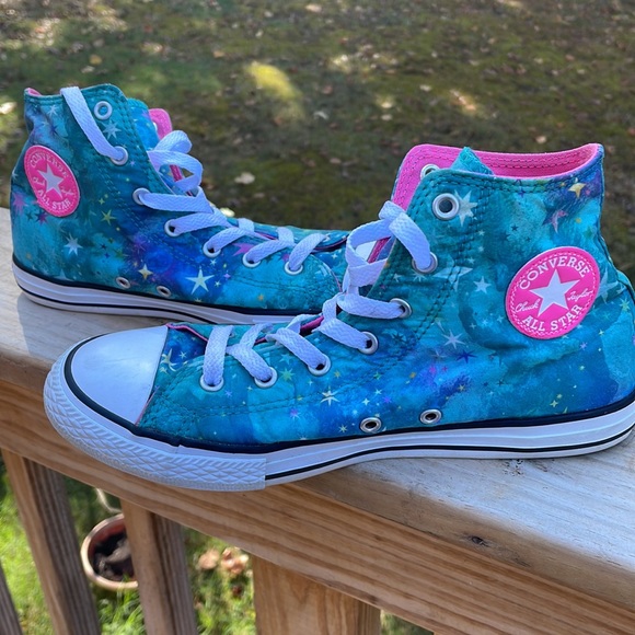 Converse | Shoes | Converse Chuck Taylor All Star Galaxy Print High Top ...